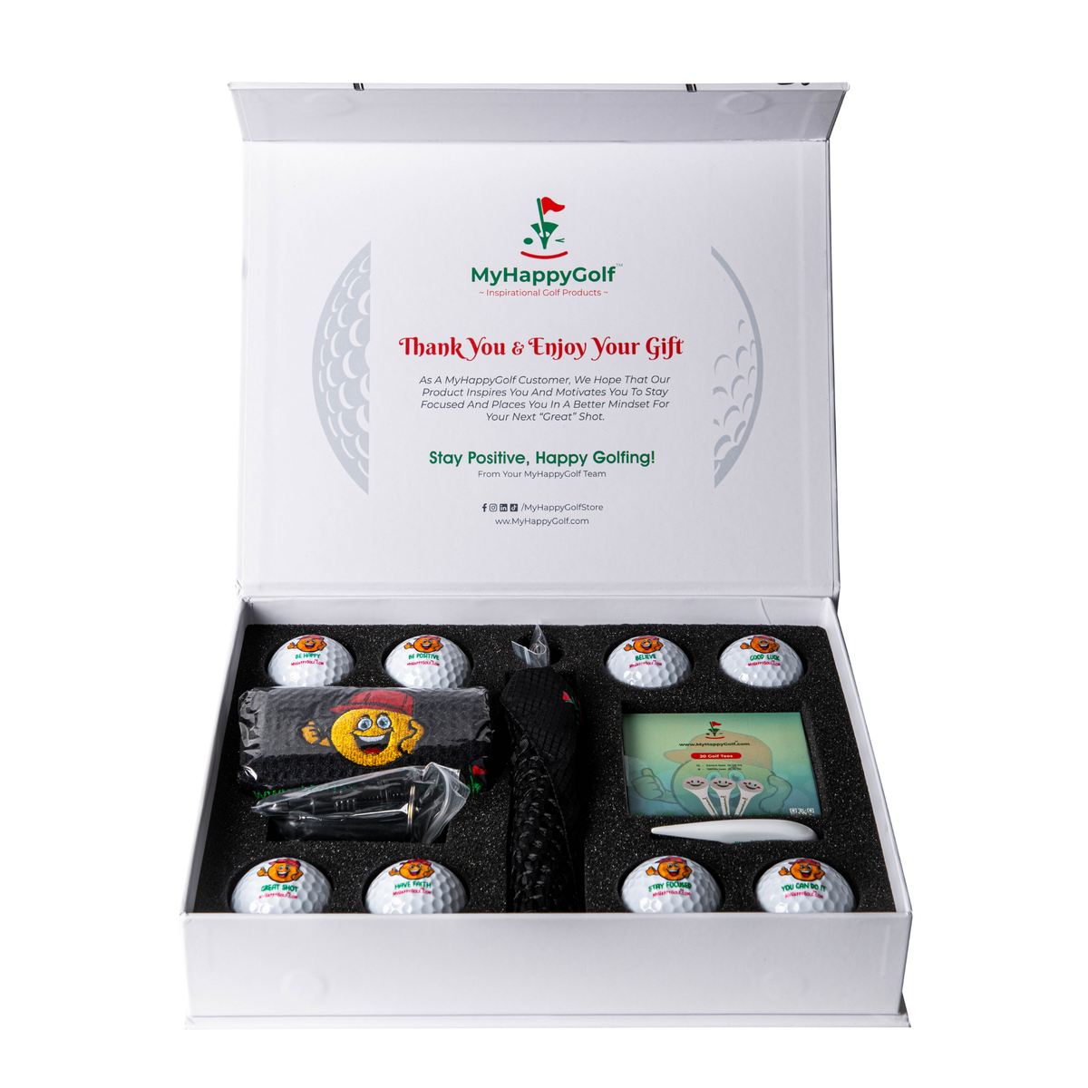8 Golf Balls & Bonus Items – My Happy Golf Store